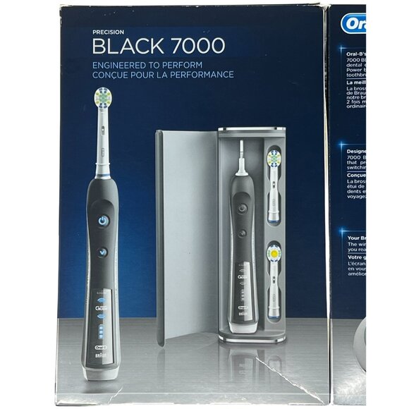 Oral B | Bath & Body | Oral B By Braun Precision Black 700 Electric ...